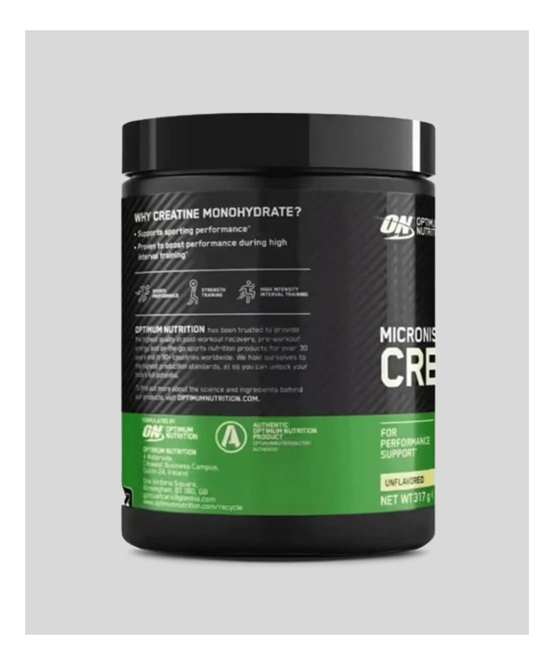 Optimum Nutrition Micronised Creatine Powder - Meilleure Vente Mondiale