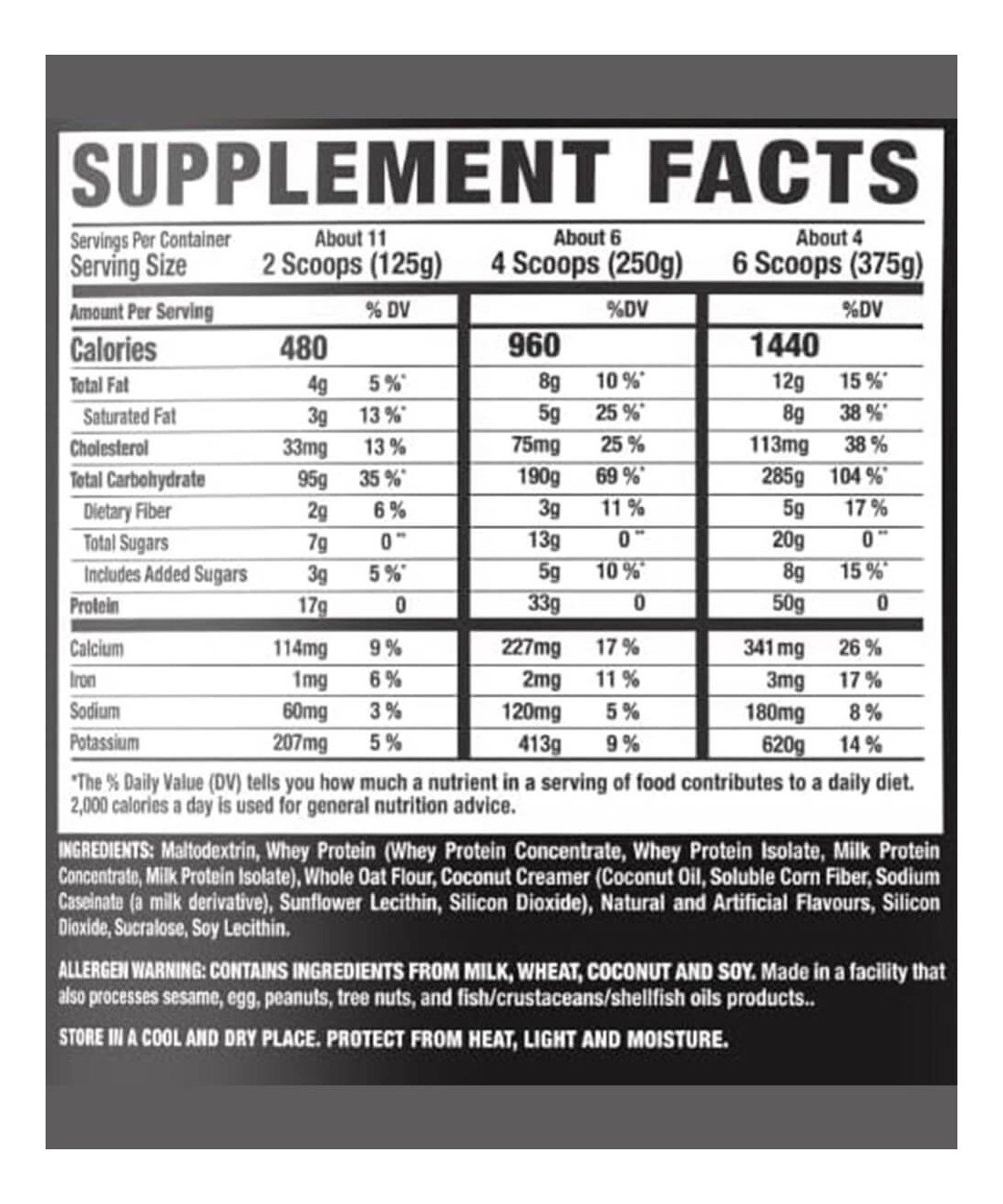 King Mass XXL Ronnie Coleman – Gainer Premium pour Prise de Masse