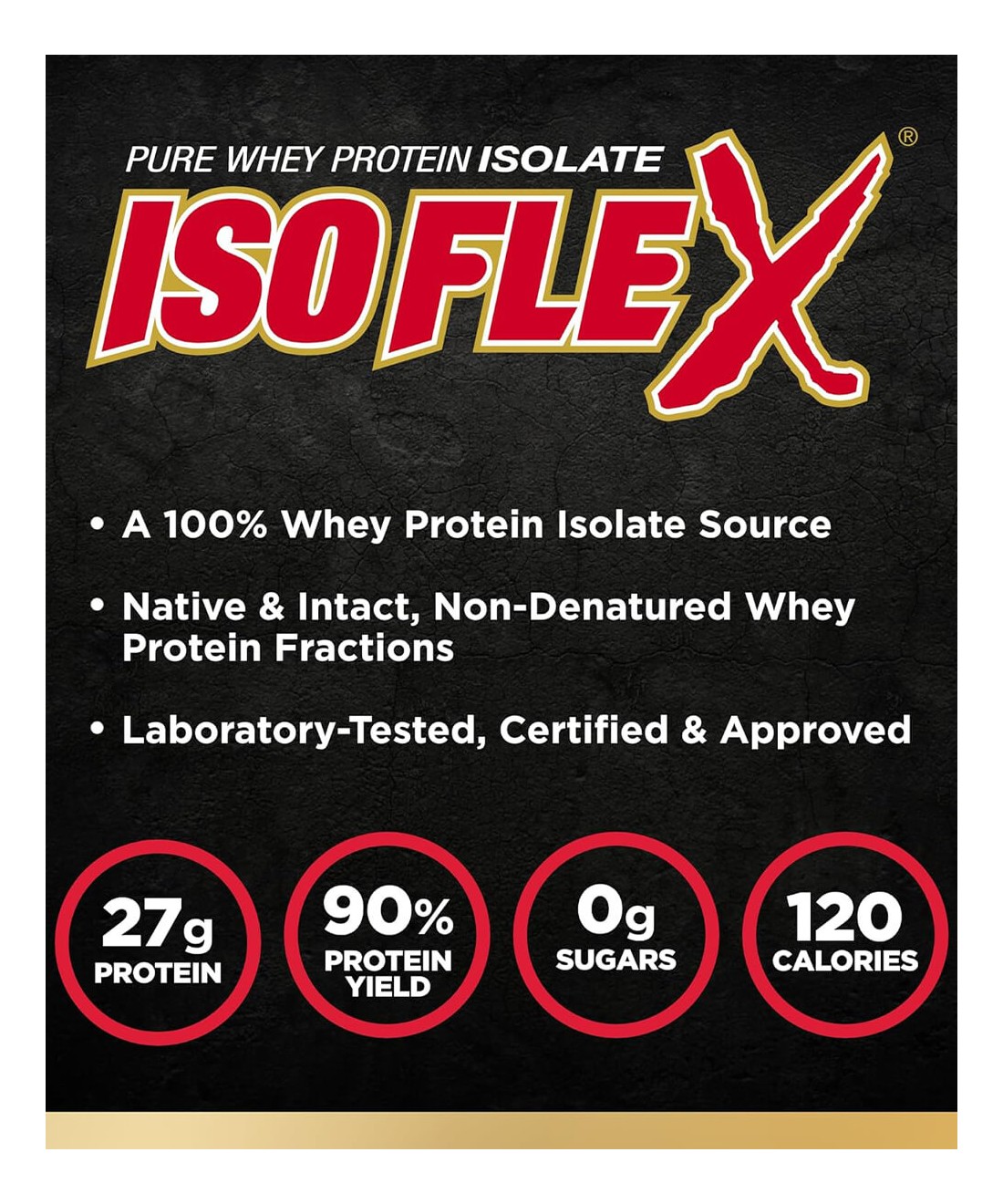 Allmax ISOFLEX Protéine Isolat | 27g Protéines | Sans Lactose et Gluten
