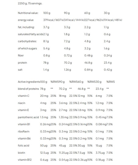 PROTEIN 80 Proactive - Protéines Complètes & Nutriments Essentiels