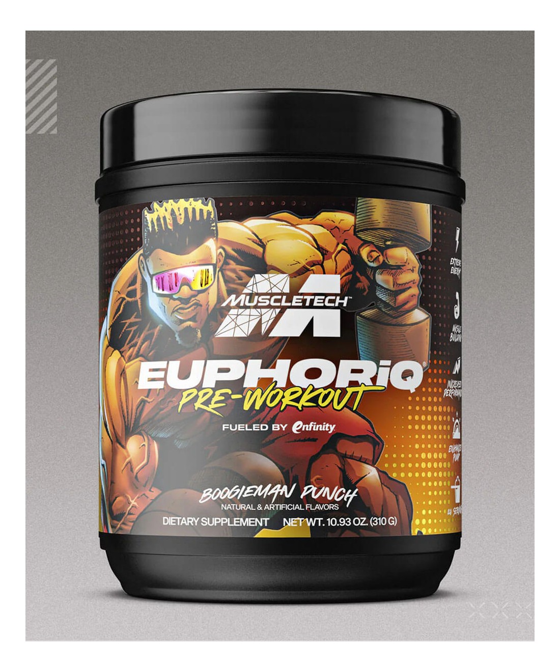 Euphoriq Pre-Workout MuscleTech | Booster Paraxanthine Tunisie