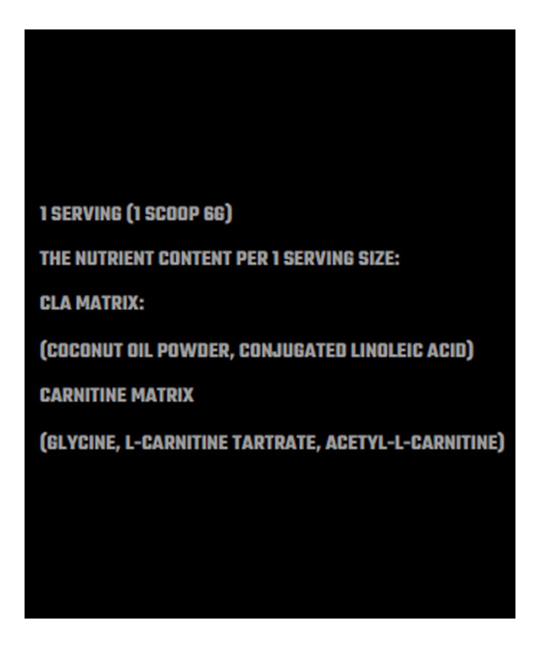 CLA & L-Carnitine V-Shape Supps | Brûleur de graisse sans stimulant