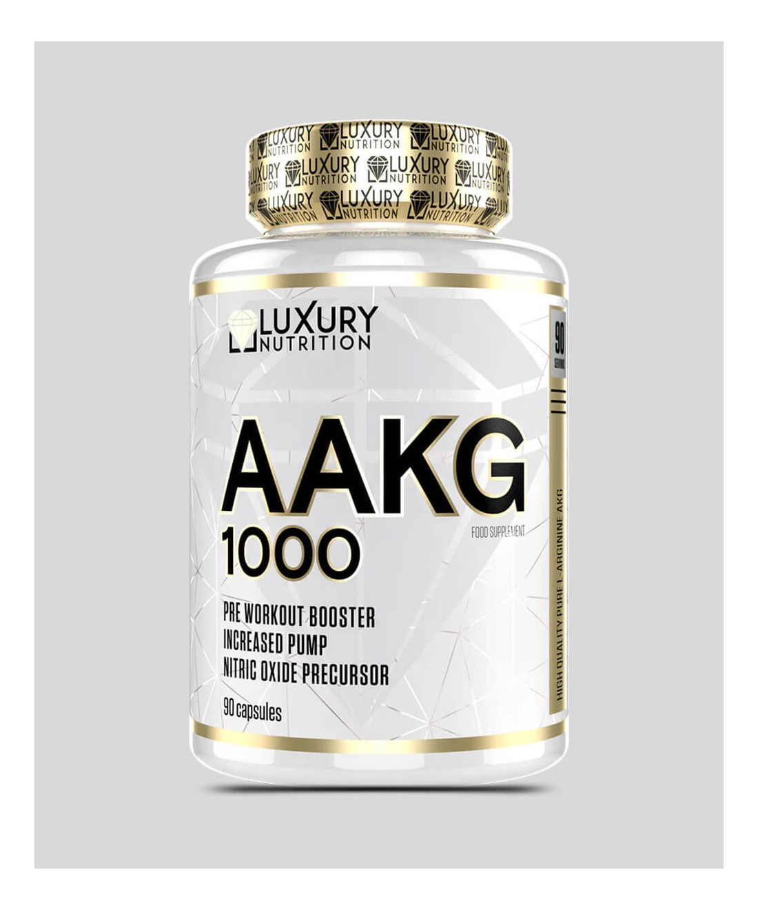 AAKG 1000 Luxury Nutrition – Vasodilatation & Congestion Musculaire