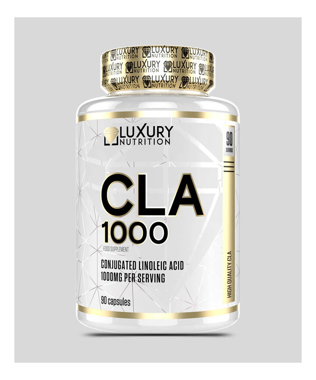 CLA 1000 Luxury Nutrition – Brûleur de Graisse Naturel 90 Capsules
