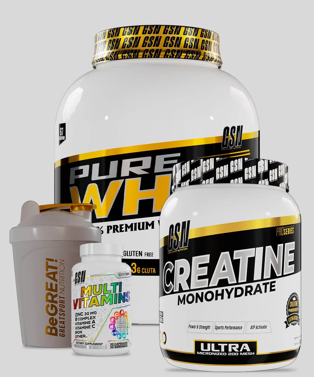 Pack Pure Whey & Créatine Monohydrate 500g - Great Sport Nutrition