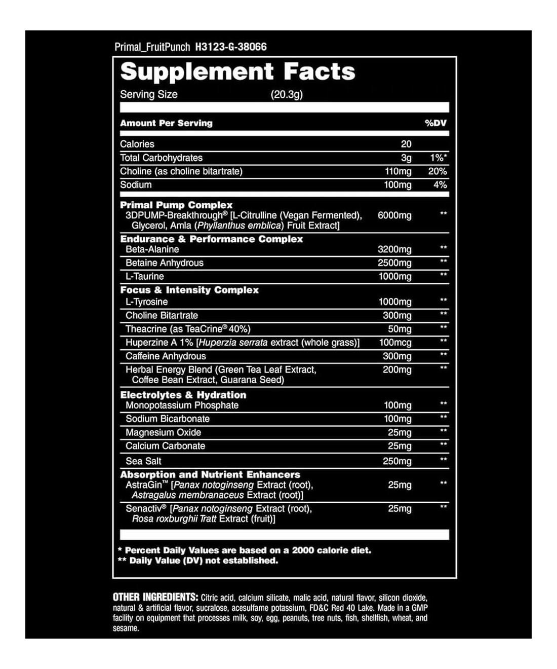 Animal Primal Sample Pack – Pré-workout ultra puissant Tunisie