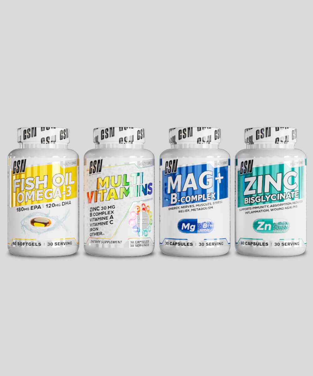 Pack Vitalité GSN Tunisie | Multivitamines Zinc Magnésium Oméga 3