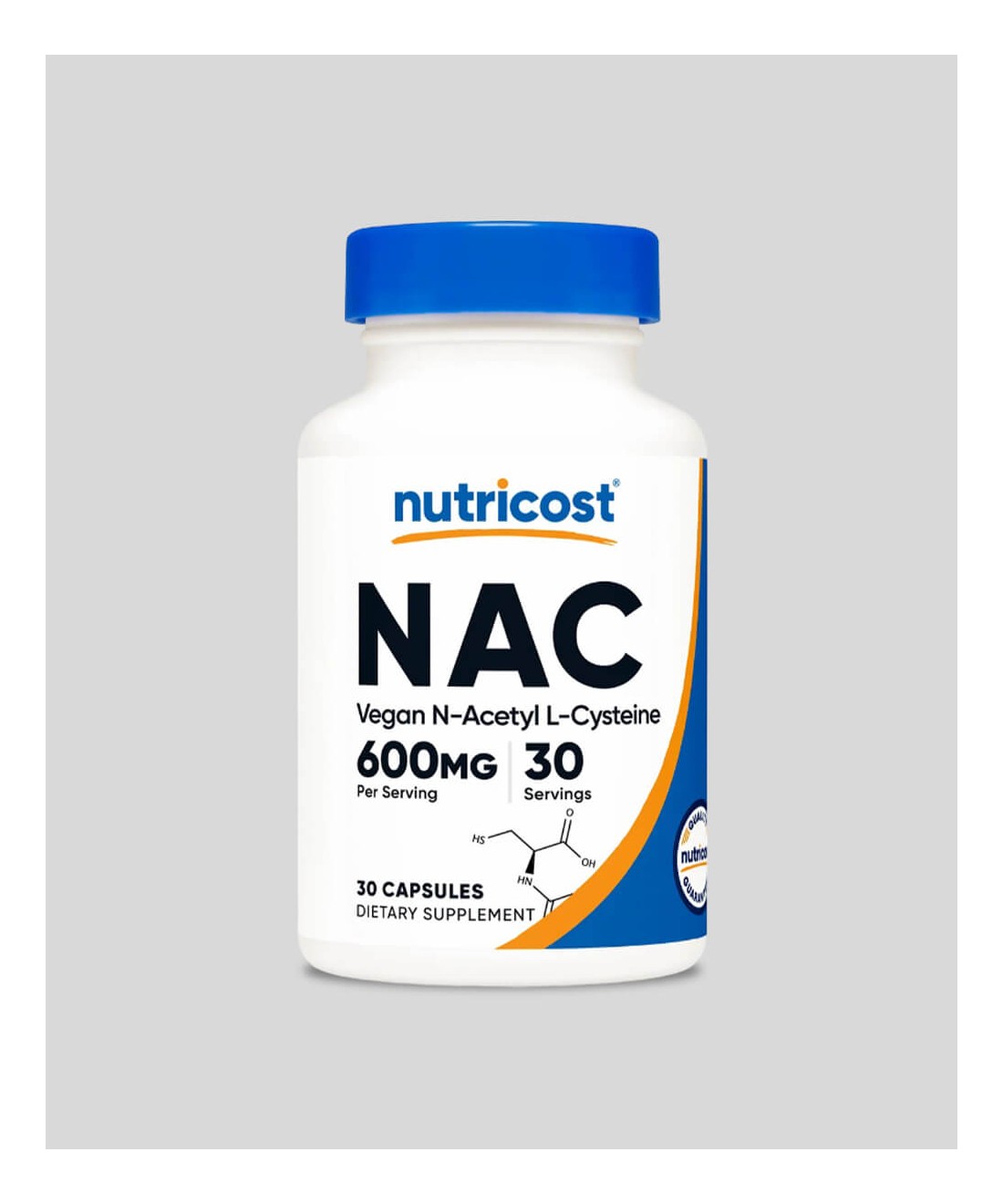 NAC 600 mg Tunisie | N-Acétyl L-Cystéine Nutricost