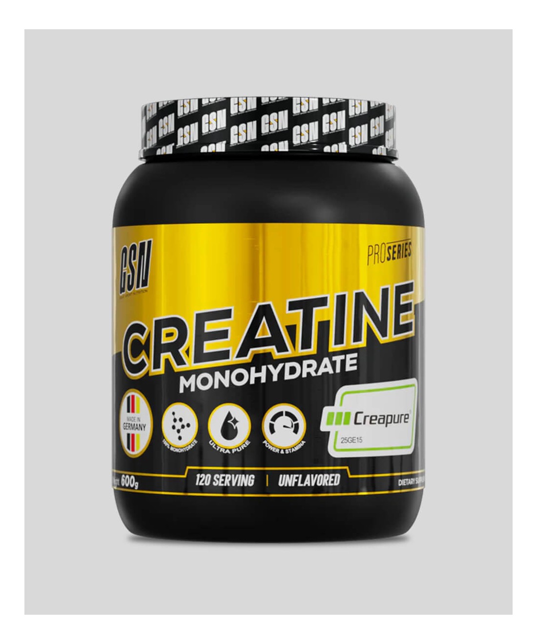 Créatine Creapure® GSN 600g | Force, Puissance & Récupération